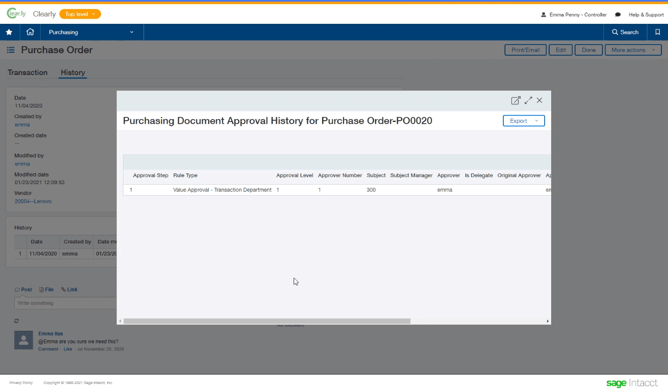 What is Sage Intacct Purchasing? | Sage Intacct Core Financials